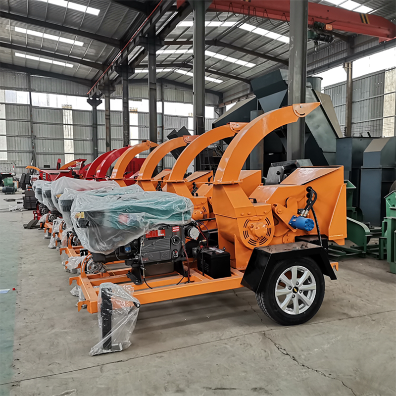 Mobile Wood Chipper - carbonization machine，charcoal making machine