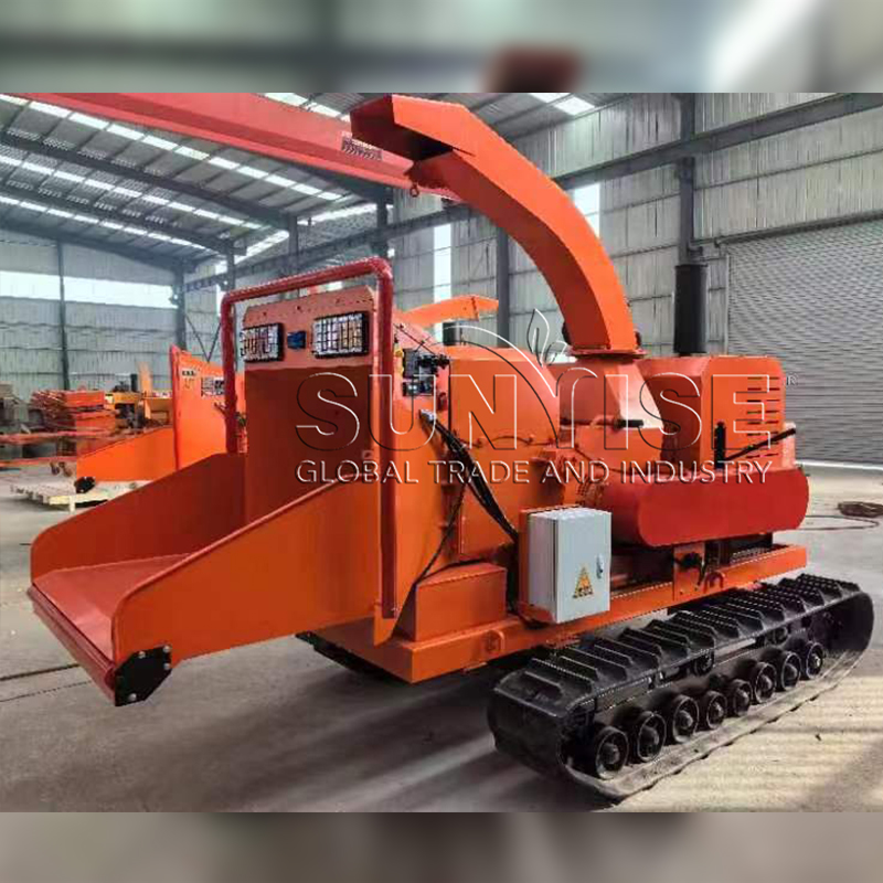 Crawler Mobile Crusher - carbonization machine，charcoal making machine